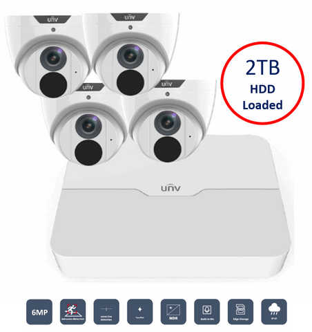 UNIVIEW EASY STARTER CCTV 4 CAMERA KIT + 8CH NVR – SmartAnything